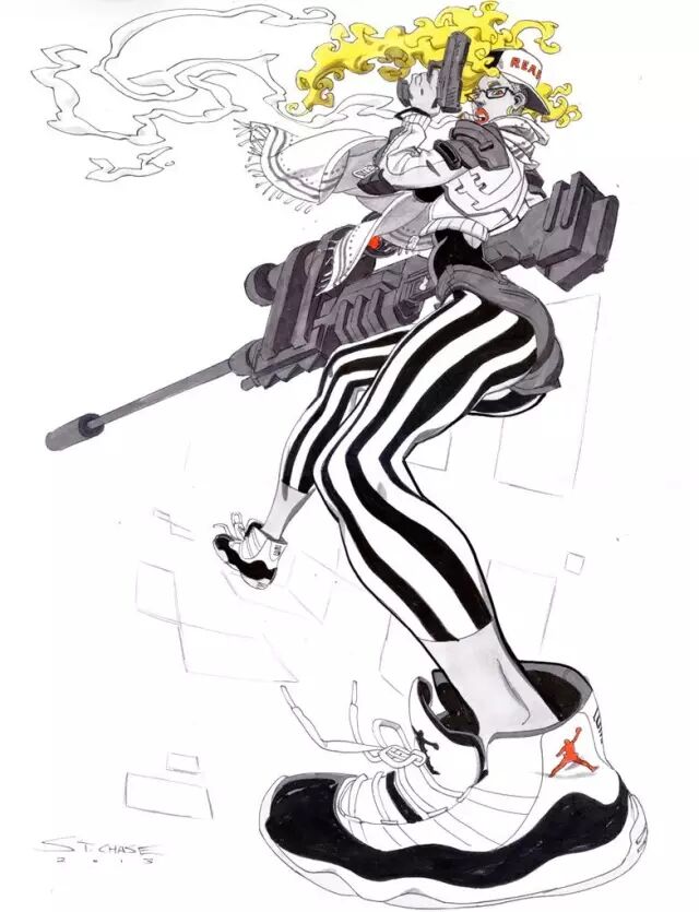 美国黑人动画原画师Chase Conley人物设定作品欣赏-腾讯游戏学堂